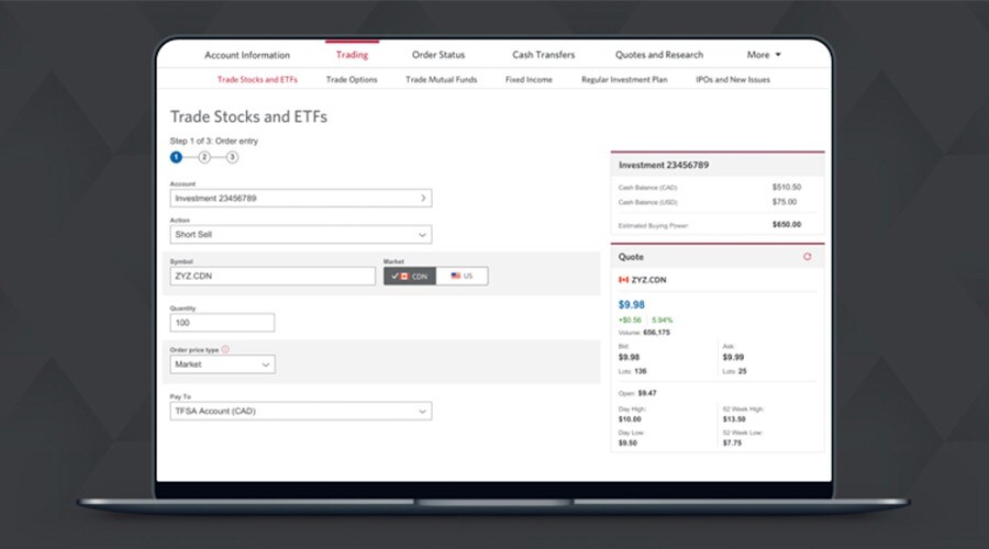 Online and Mobile Trading | CIBC Investor's Edge